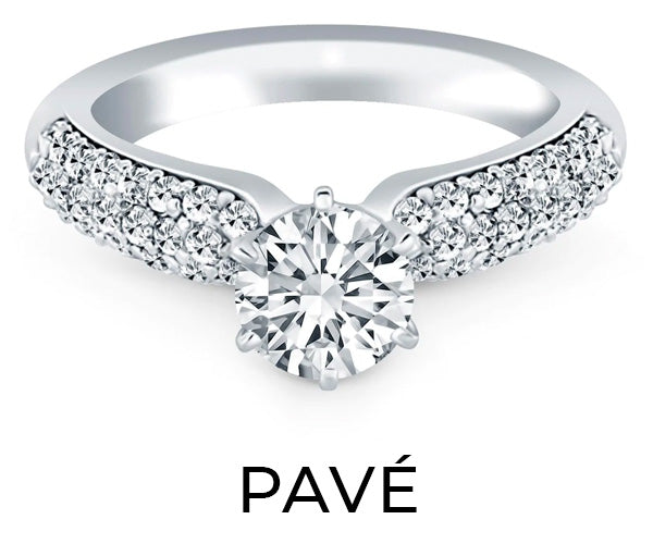 Pavé Engagement Rings – Diamond Designs